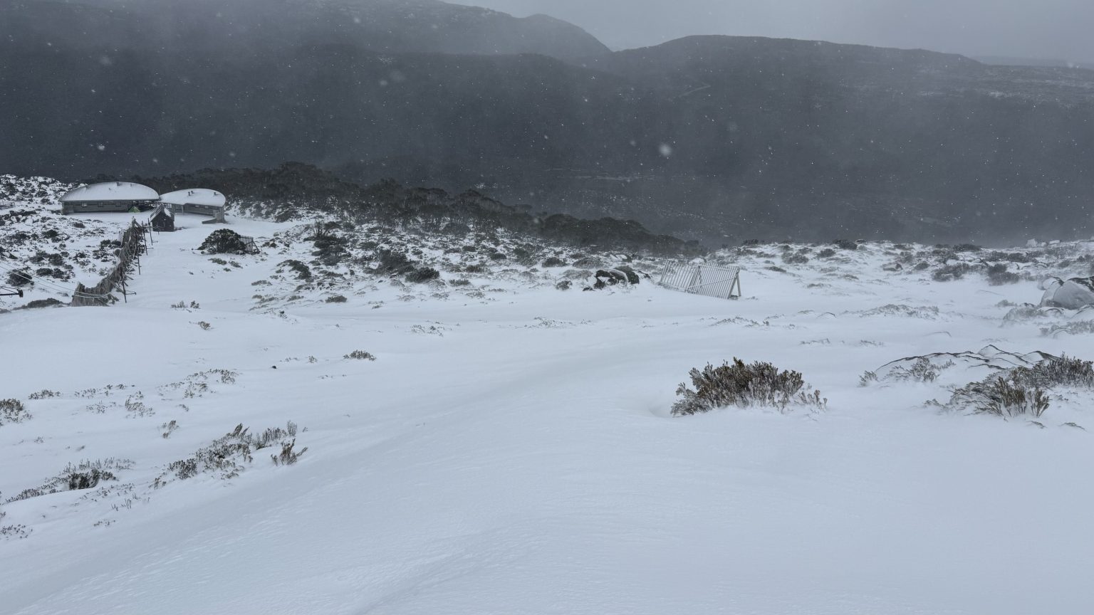 More snow at Mt Mawson – Mount Mawson